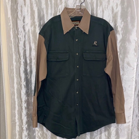 Remington | Jackets & Coats | Remington Green And Tan Lightweight ...